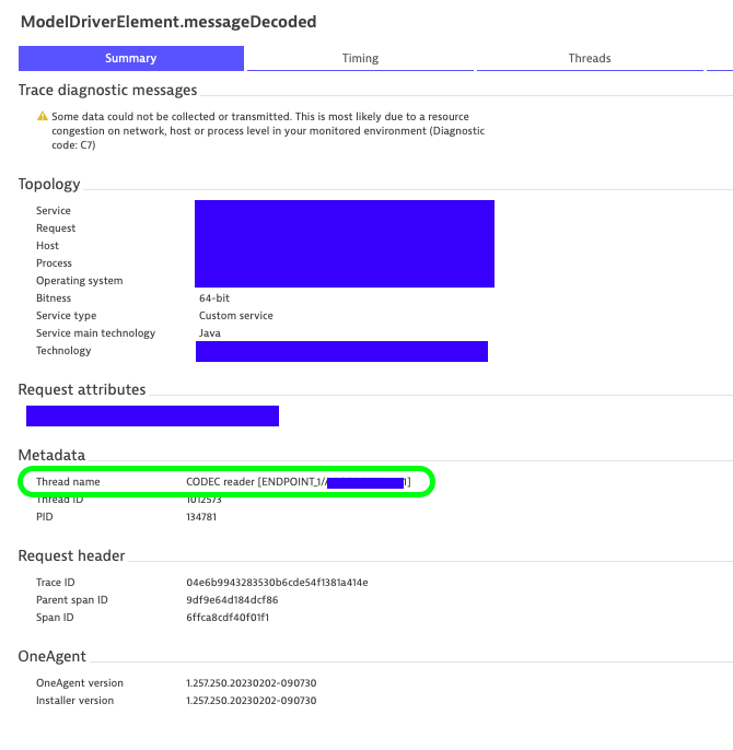 Solved Threadname Capture From The Metadata Of The Request Dynatrace Community